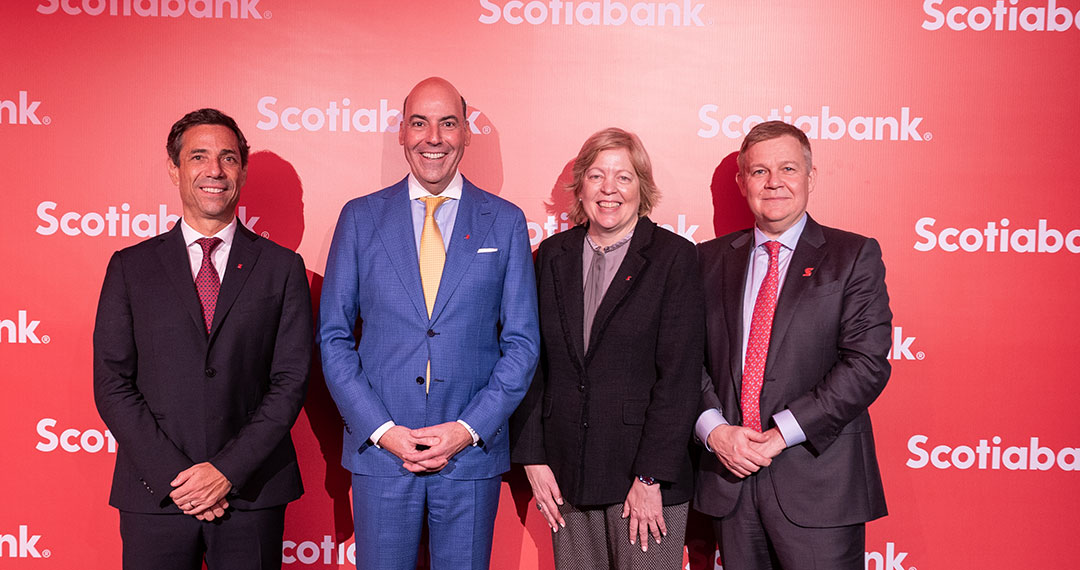 Scotiabank ofrece cóctel a clientes y autoridades con asistencia de CEO ...